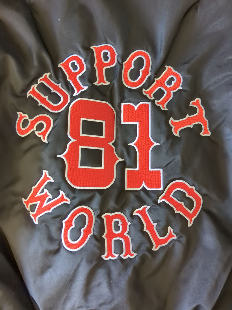 81 SUPPORT Bomberjacke „SUPPORT 81 WORLD" | REDANDWHITESTORE