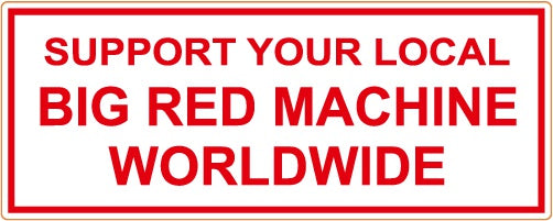 81 Support Aufkleber „SUPPORT YOUR LOCAL BIG RED MACHINE WORLDWIDE ...