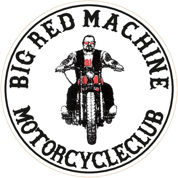 81 Support Aufkleber „BIG RED MACHINE MOTORCYCLECLUB“ | REDANDWHITESTORE