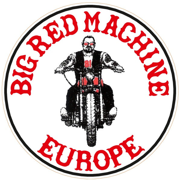 81 Support Aufkleber „BIG RED MACHINE EUROPE - BIKER“ | REDANDWHITESTORE