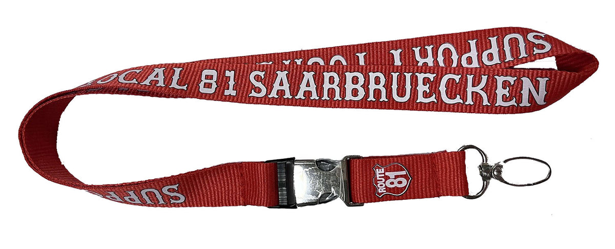 81 SUPPORT Schlüsselanhänger „SUPPORT YOUR LOCAL 81 SAARBRUECKEN ...