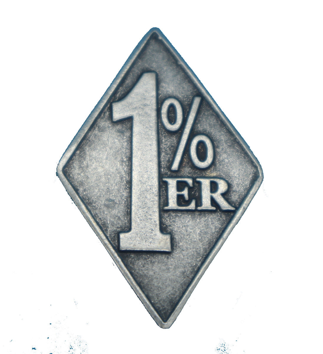 81 Support Pin „1%“ in Silber| REDANDWHITESTORE